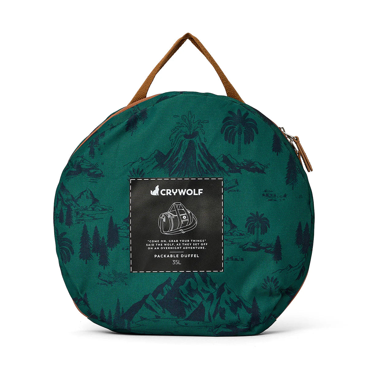 Crywolf Packable Duffel Forest Landscape | Tiny Sprout