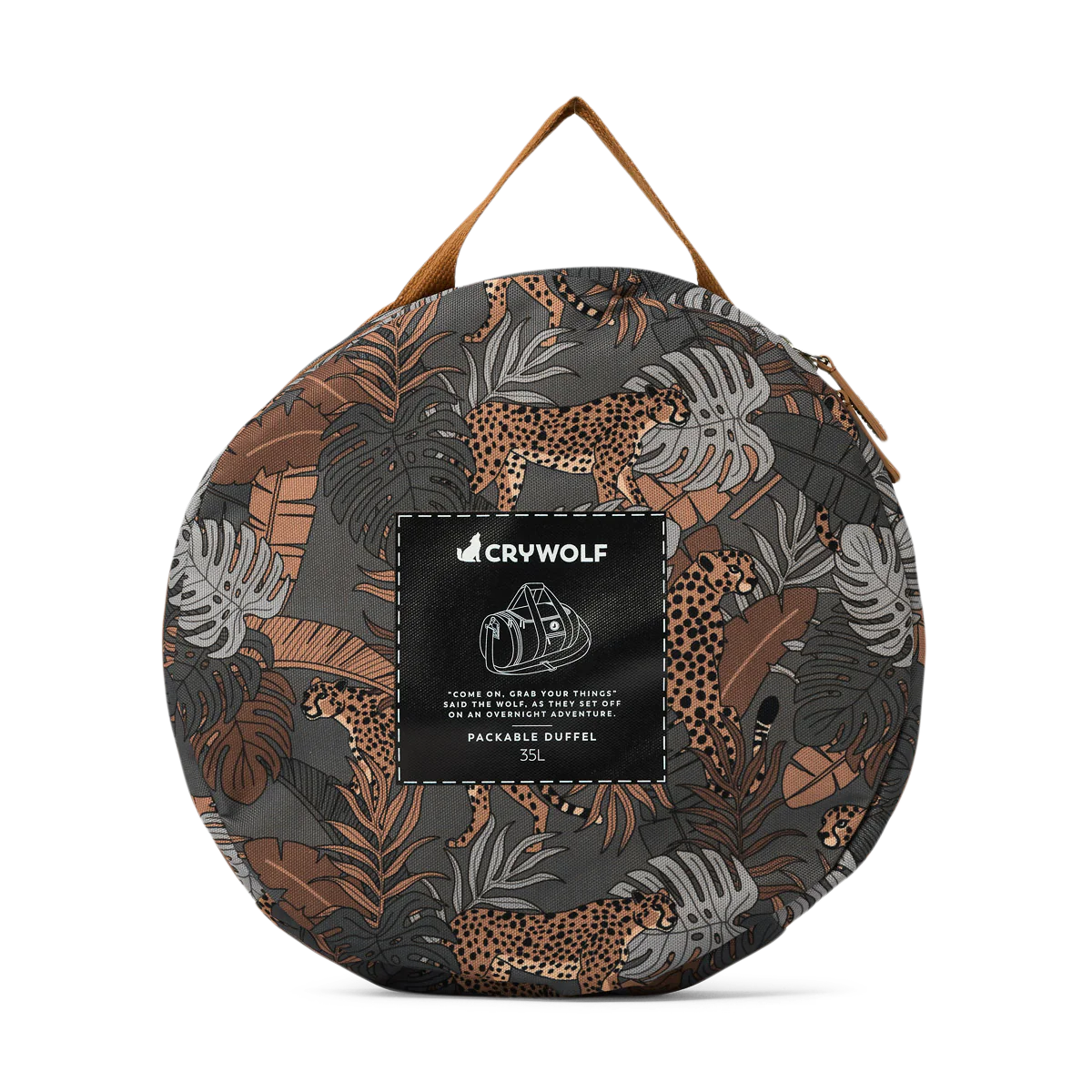 Crywolf Packable Duffel Jungle | Tiny Sprout