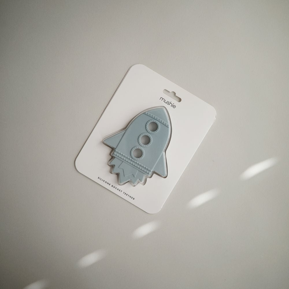 Mushie Teether Rocket Cloud | Tiny Sprout