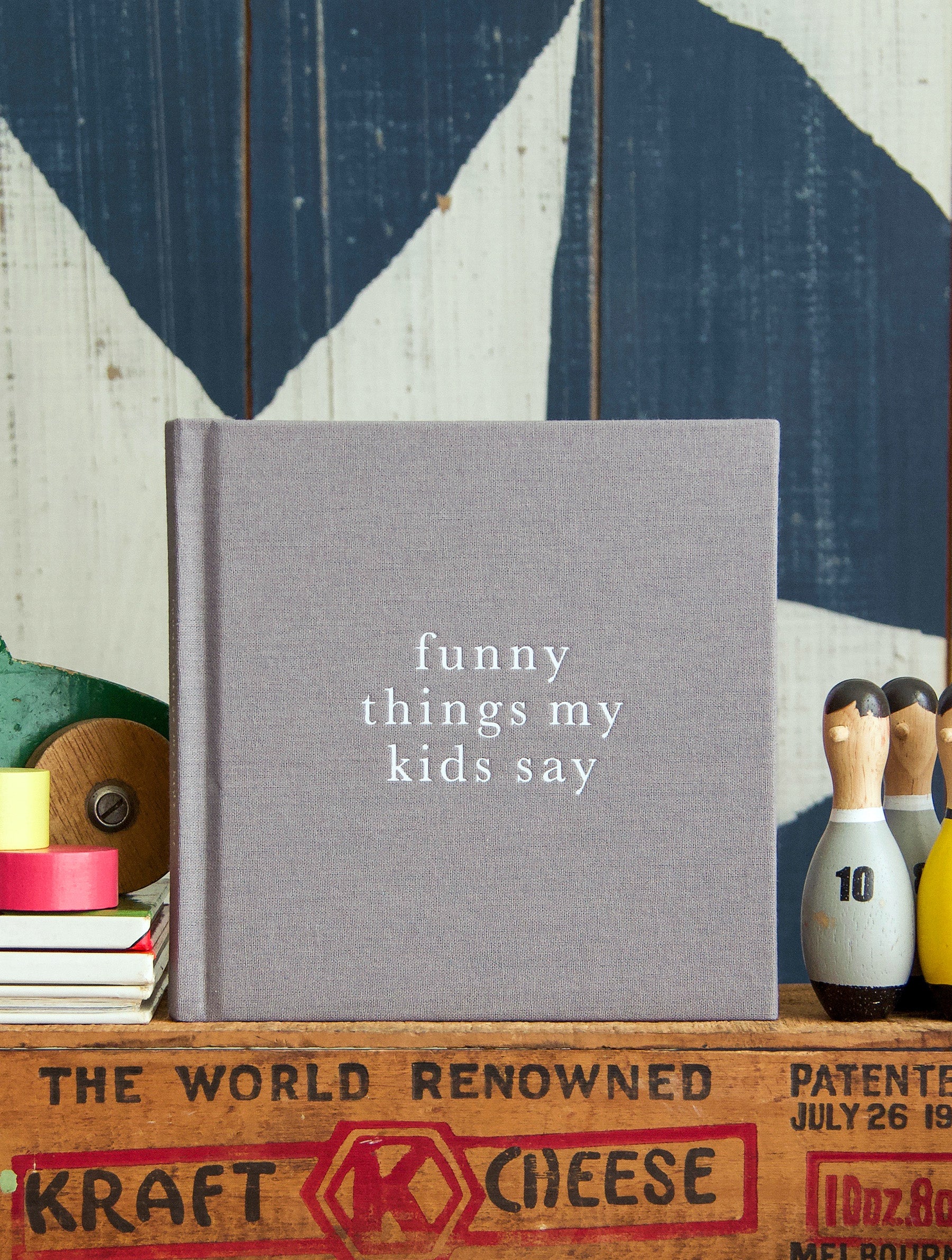 Write To Me Journal Funny Things My Kids Say Grey | Tiny Sprout