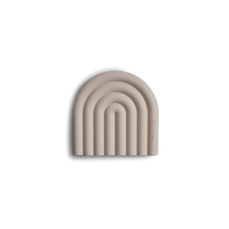 Mushie Teether Rainbow Shifting Sand | Tiny Sprout