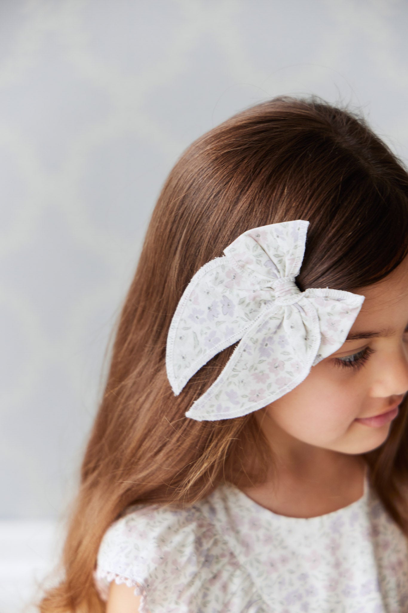 Jamie Kay Hair Bow Fifi Lilac | Tiny Sprout