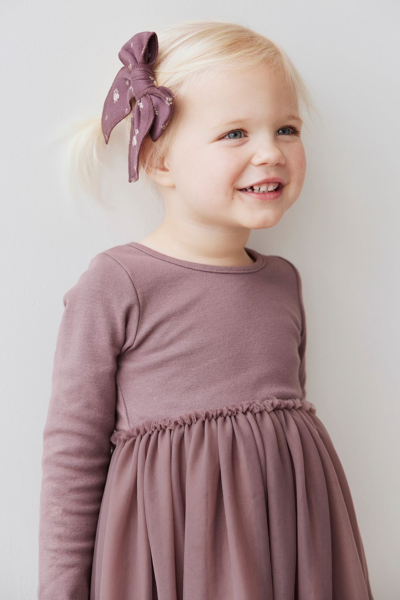 Jamie Kay Hair Bow Irina Fig | Tiny Sprout