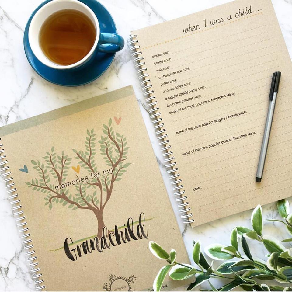 Rhicreative Memories For My Grandchild Book | Tiny Sprout