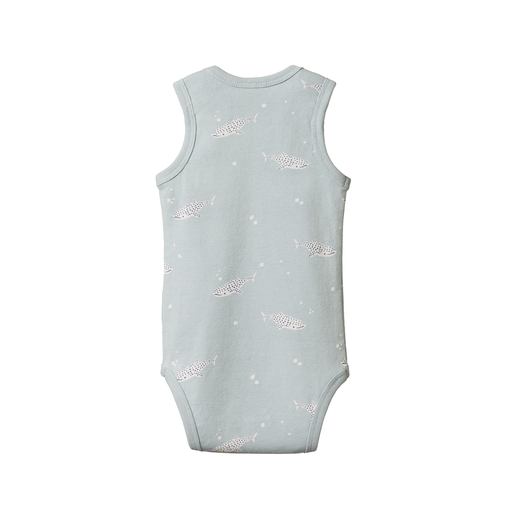 Nature Baby Singlet Bodysuit Spotted Whale Shark | Tiny Sprout