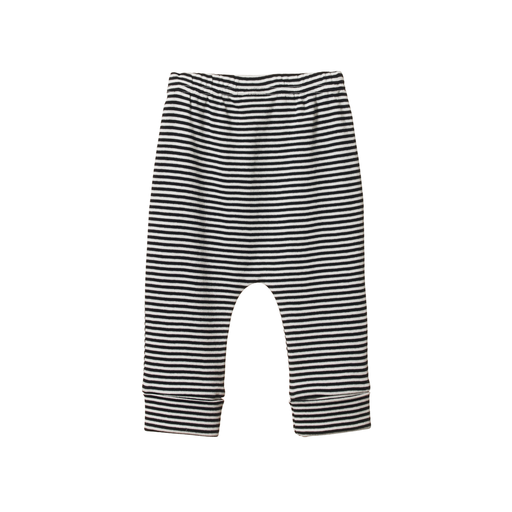 Nature Baby Drawstring Pants Navy Stripe | Tiny Sprout
