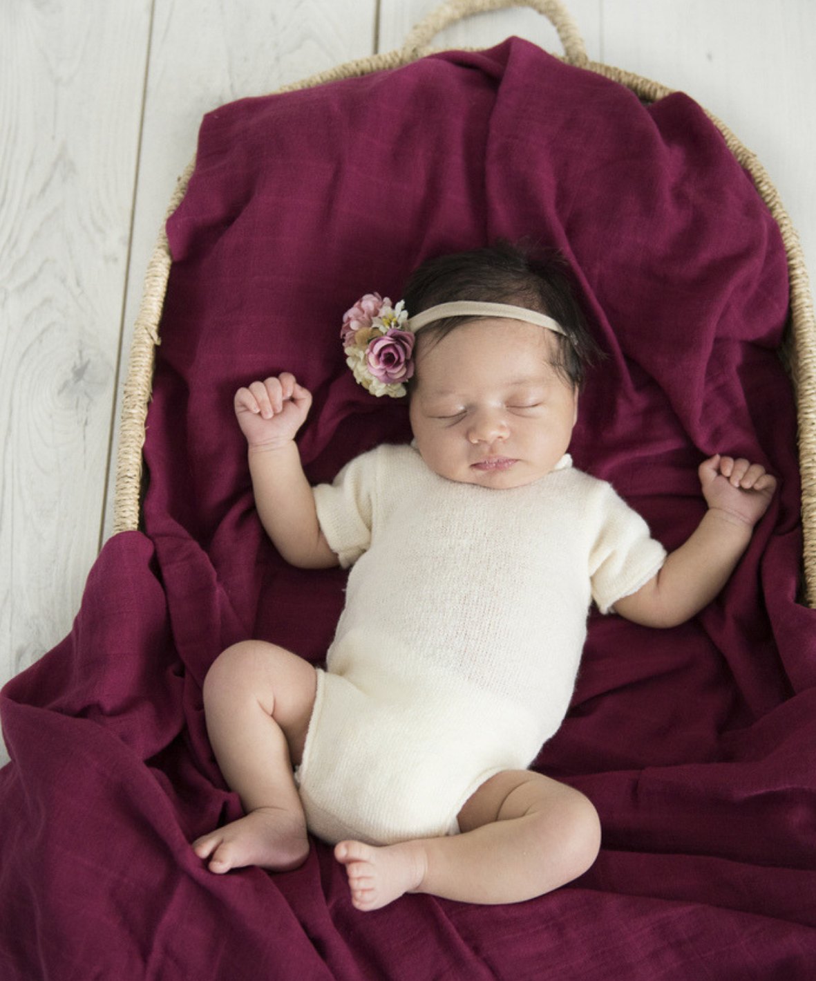 Snuggle Hunny Kids Organic Muslin Wrap Ruby | Tiny Sprout