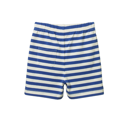 Nature Baby Jimmy Shorts Isle Blue Sea Stripe | Tiny Sprout