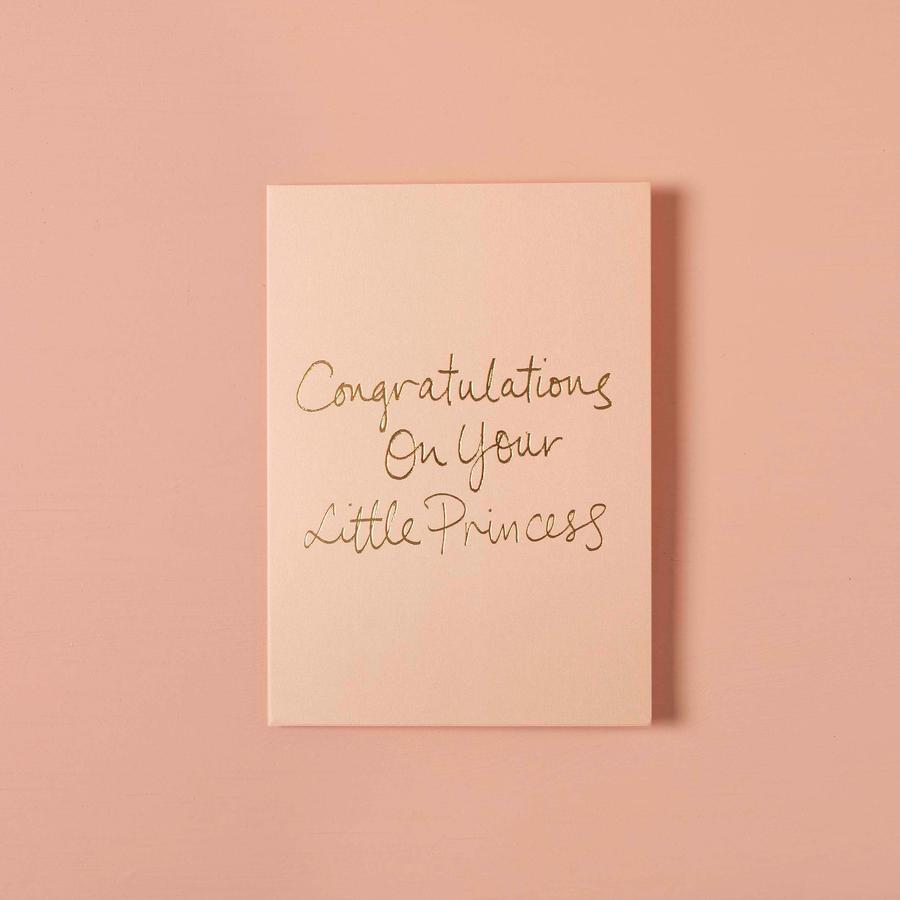 Baby Gift Card - Congratulations On Your Little Princess | Tiny Sprout