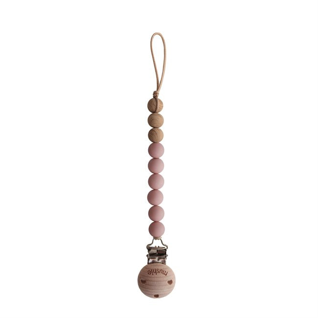 Mushie Dummy Clip Eva Powder | Tiny Sprout