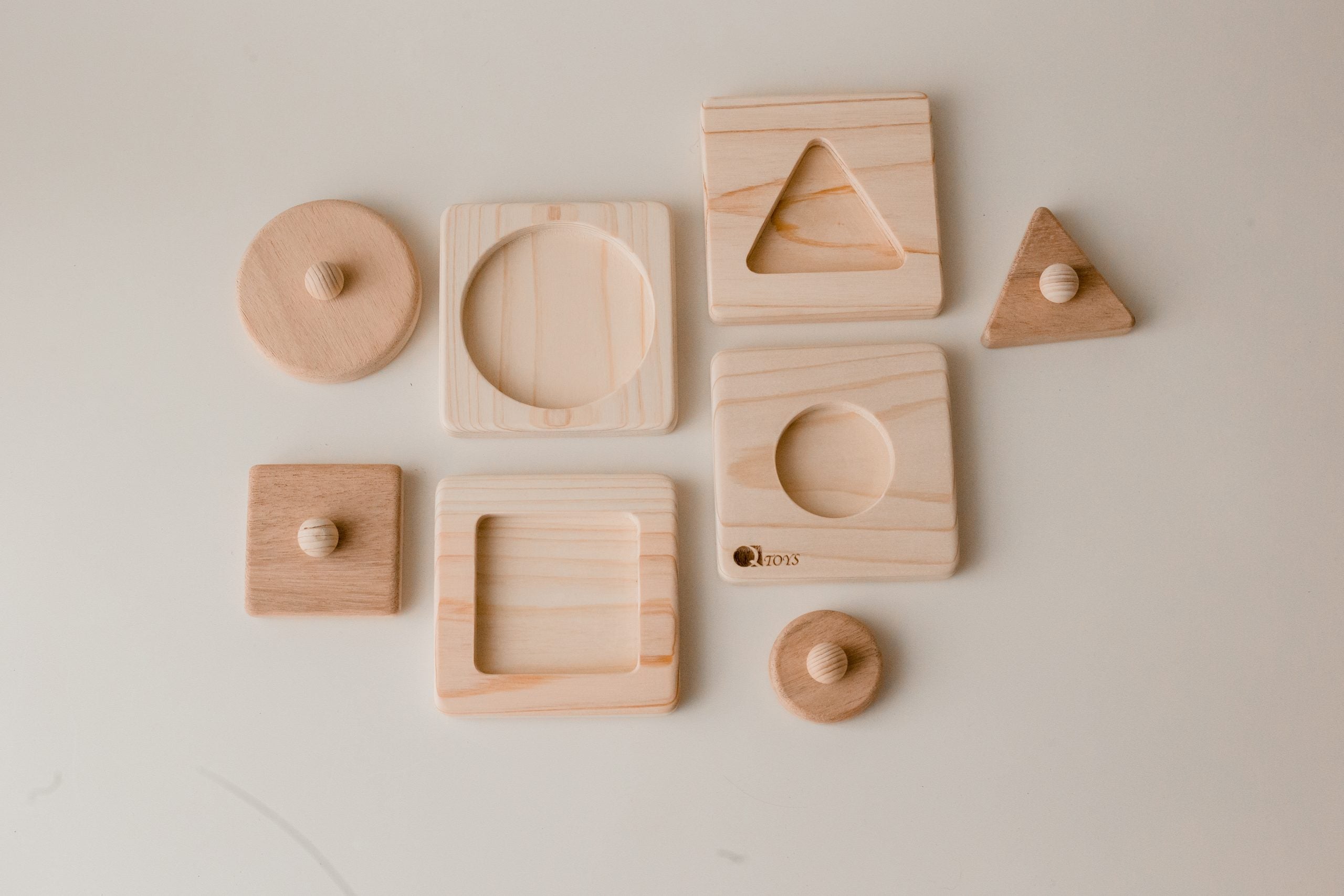 QToys Single Shape Puzzles | Tiny Sprout