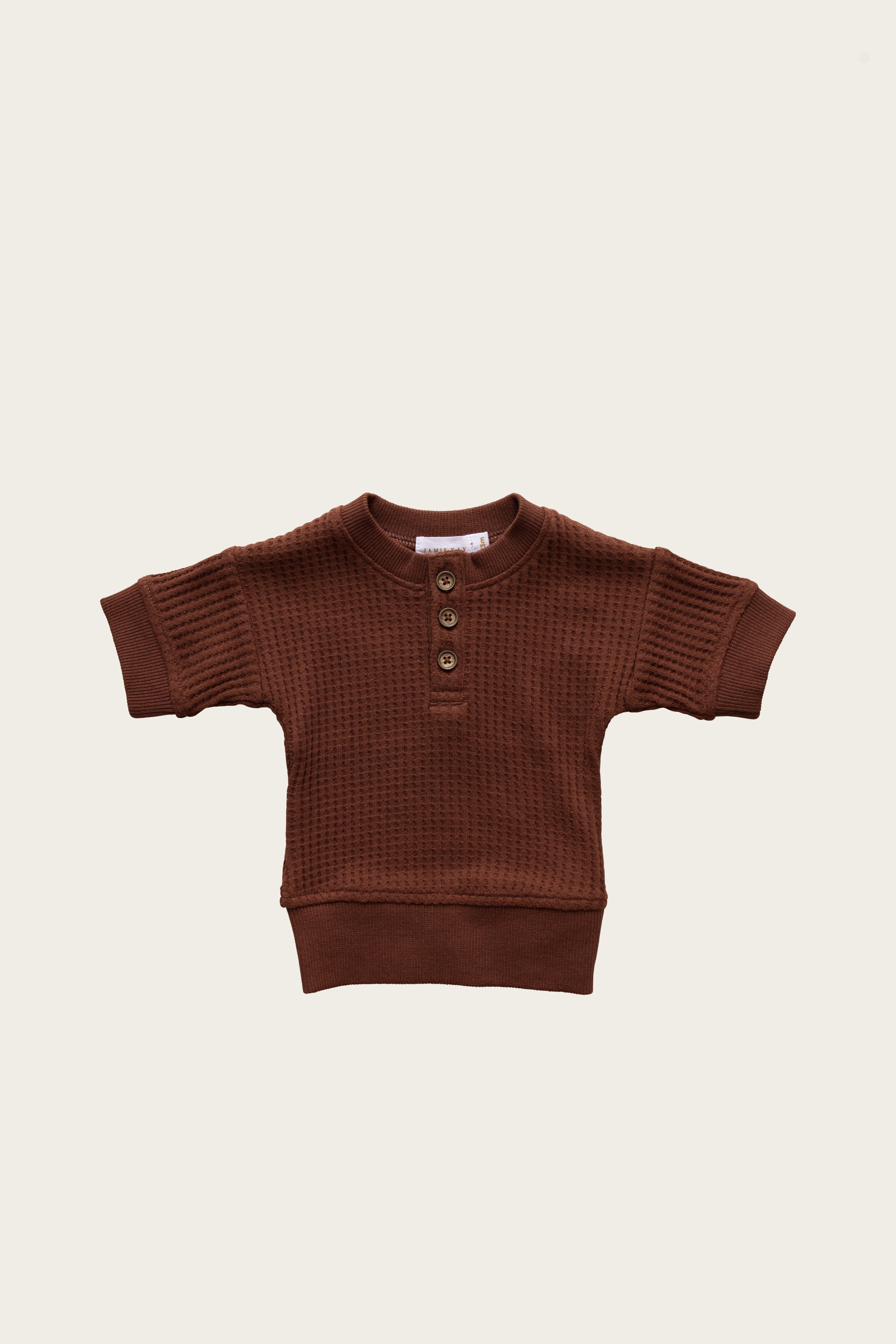Jamie Kay Waffle Andy Top Cherry | Tiny Sprout