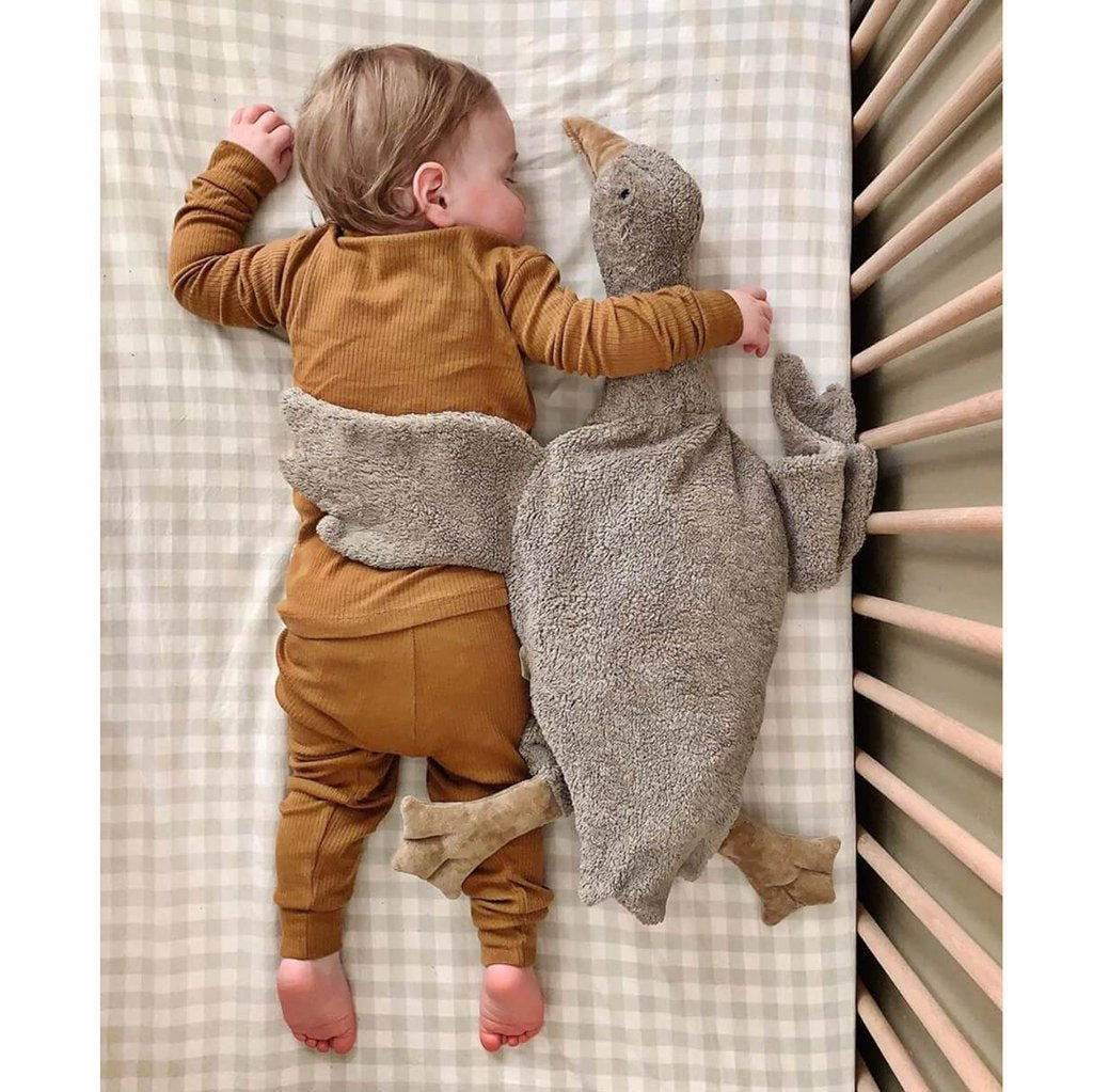 Senger Naturwelt Cuddly Animal Goose Grey Large | Tiny Sprout