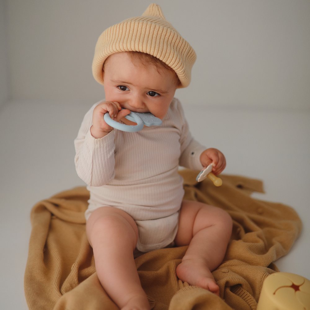 Mushie Teether Elephant Cloud | Tiny Sprout