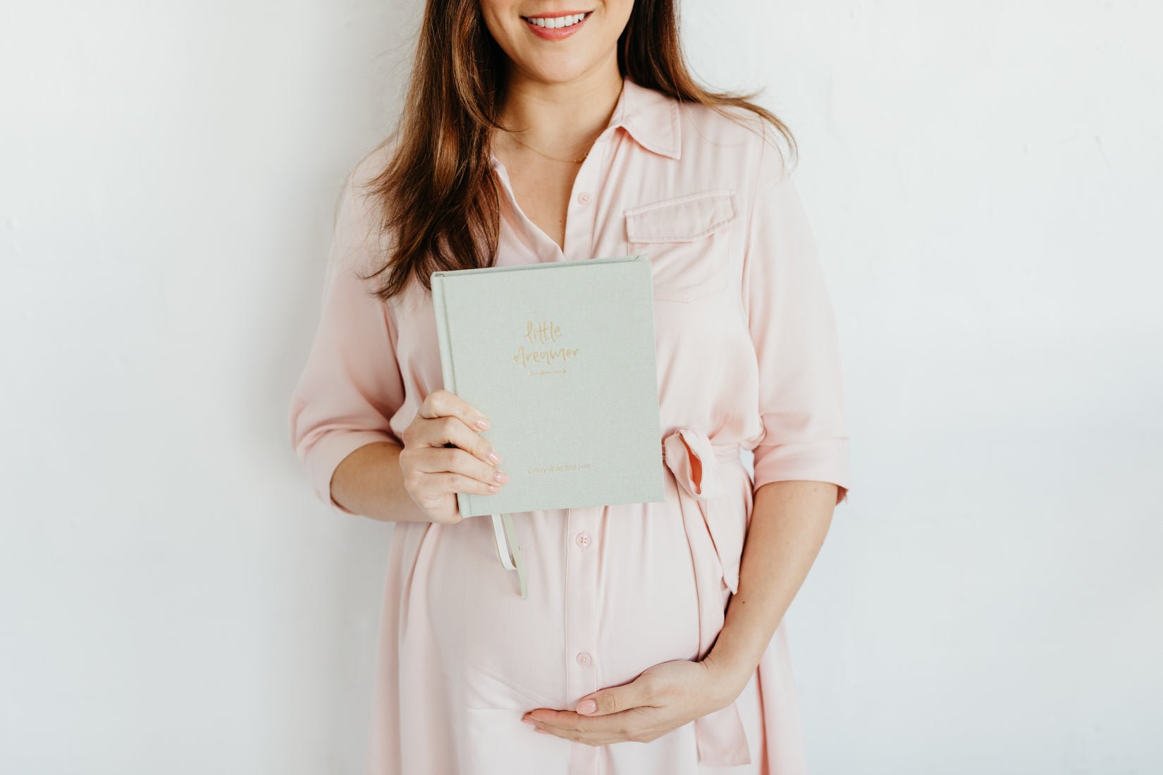 Emma Kate Co Baby Journal Sage | Tiny Sprout
